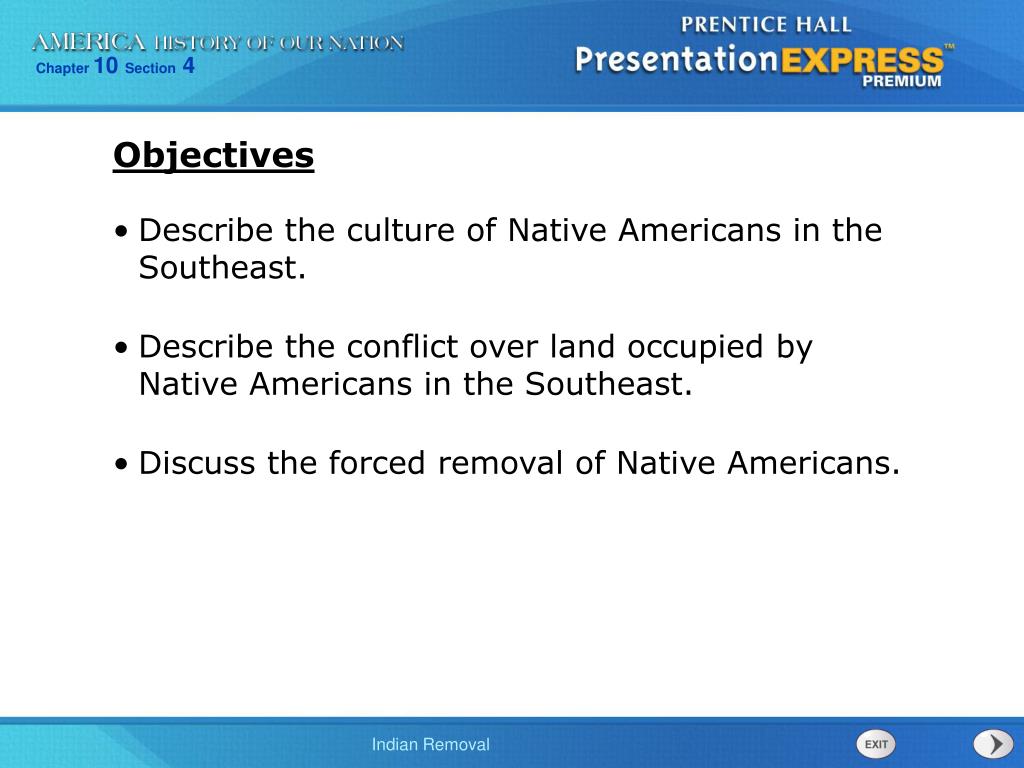PPT - The Culture and Forced Removal of Southeast Native Americans ...
