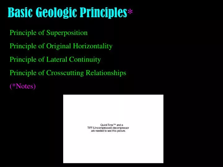 PPT - Basic Geologic Principles * PowerPoint Presentation, free ...