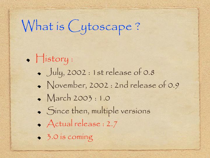 PPT - Cytoscape PowerPoint Presentation - ID:5842346