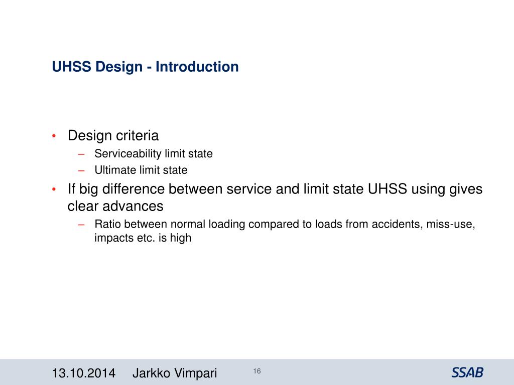PPT - Erikoisteräksistä uusi kilpailuvaltti Jarkko Vimpari SSAB Raahe ...