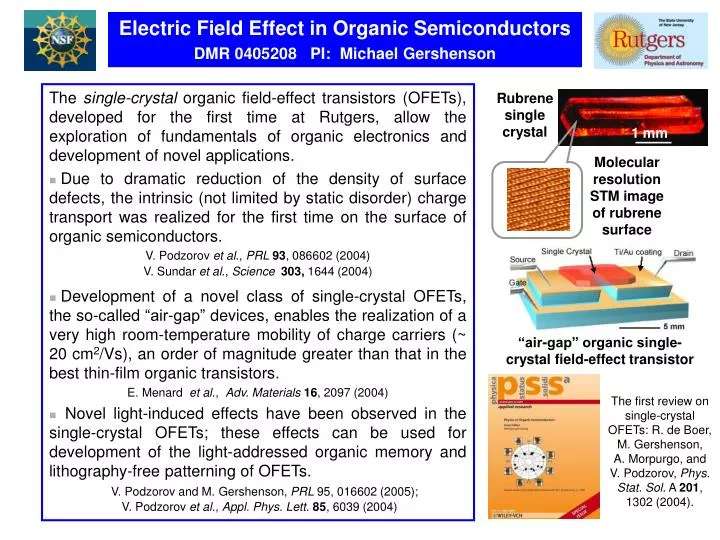 PPT - Rubrene single crystal PowerPoint Presentation, free download ...