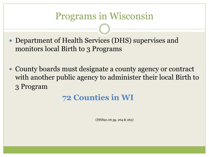 PPT - SW 644: Issues in Developmental Disabilities Wisconsin Birth to 3 ...