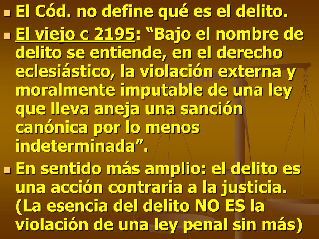 Ppt Noci ó N De Delito Elementos Y Tipos De Delitos Powerpoint