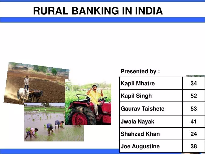 PPT - RURAL BANKING IN INDIA PowerPoint Presentation, free download ...
