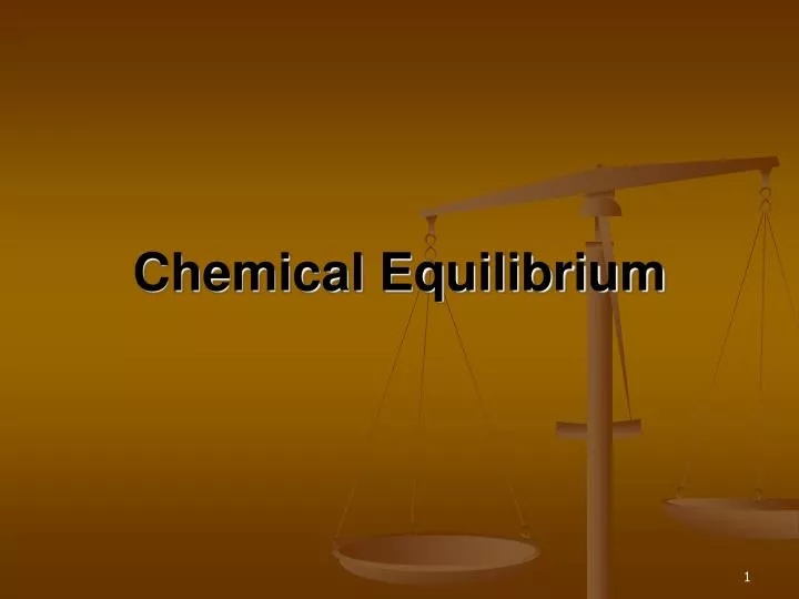 PPT - Chemical Equilibrium PowerPoint Presentation, free download - ID ...