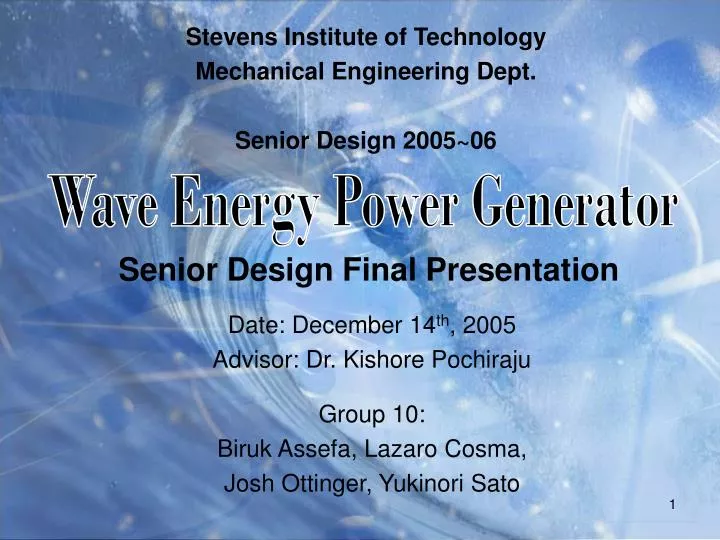 PPT - Senior Design Final Presentation PowerPoint Presentation, free ...