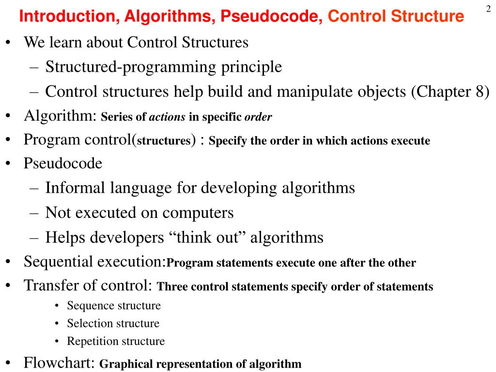 PPT - Chapter 4 - Control Structures: Part 1 PowerPoint Presentation ... PPT - Chapter 4 - Control Structures: Part 1 PowerPoint Presentation ...
