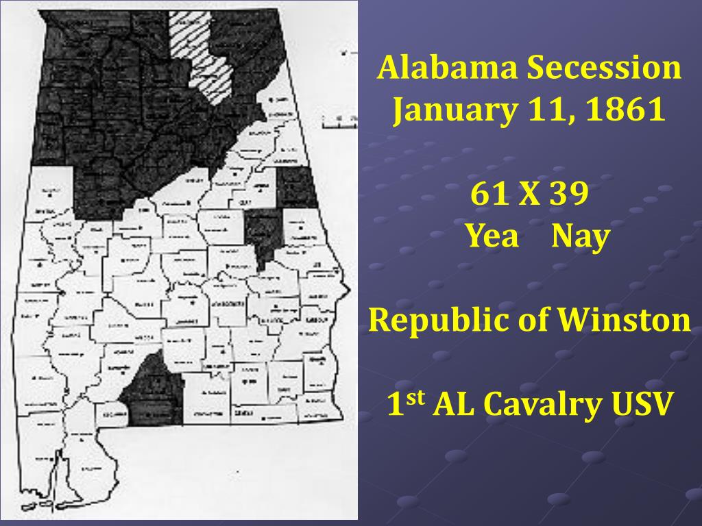 PPT - Secession in the Gulf States DEC 20, 1860 – South Carolina JAN 9 ...