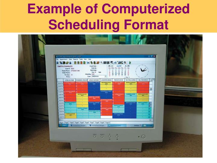 PPT - Chapter 9: Appointment Scheduling Lesson 1: Scheduling Systems PowerPoint Presentation ...