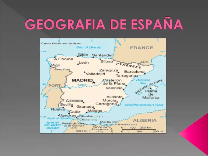 PPT - GEOGRAFIA DE ESPAÑA PowerPoint Presentation, free download - ID ...