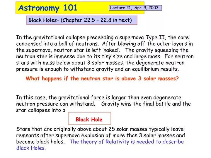 PPT - Astronomy 101 PowerPoint Presentation, free download - ID:5847035