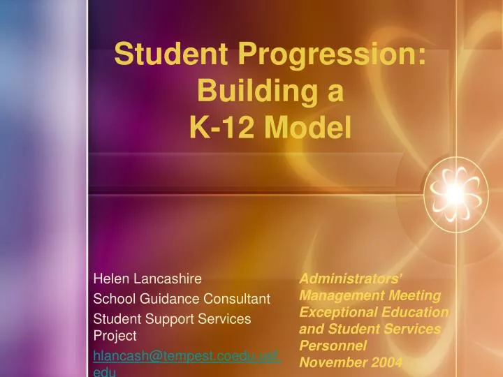 PPT - Student Progression: Building a K-12 Model PowerPoint ...