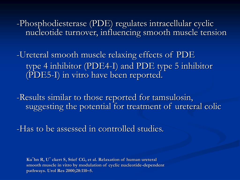 PPT - Medical Expulsion Therapy for Ureteral Calculi PowerPoint ...