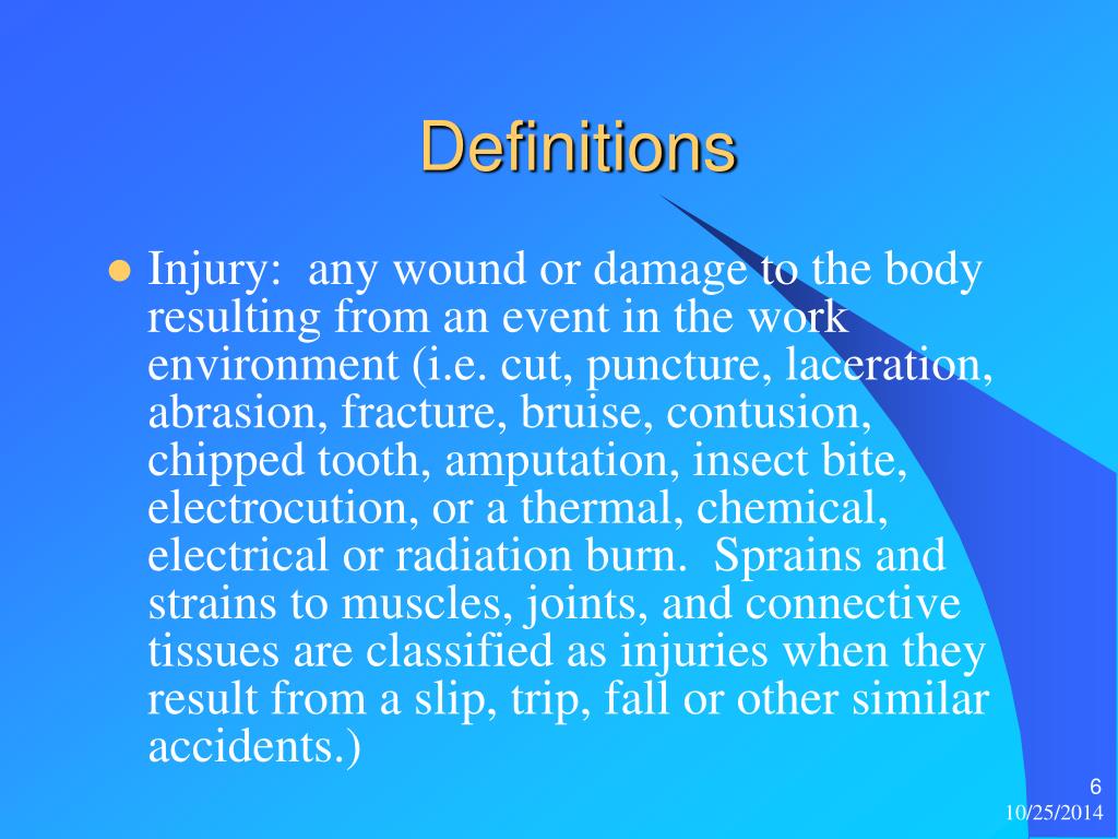 PPT - Injury and Illness Reporting and Job Safety at BGSU PowerPoint ...