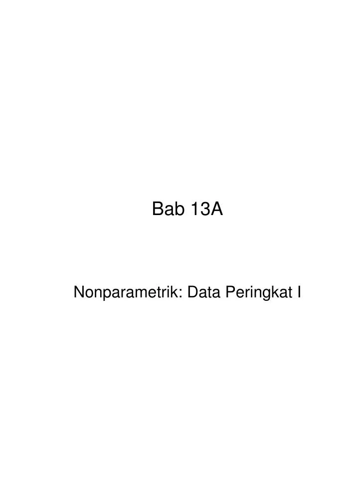 PPT - Bab 13A PowerPoint Presentation, free download - ID:5849527