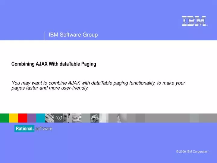 PPT - Combining AJAX With dataTable Paging PowerPoint Presentation, free download - ID:5849872
