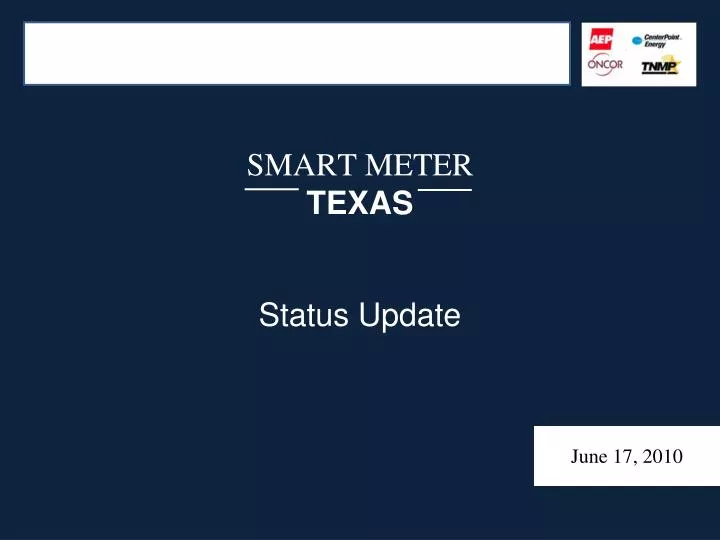 PPT - SMART METER TEXAS PowerPoint Presentation, free download - ID:5851283