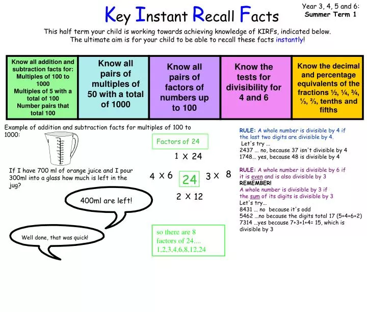PPT - Example of addition and subtraction facts for multiples of 100 to ...