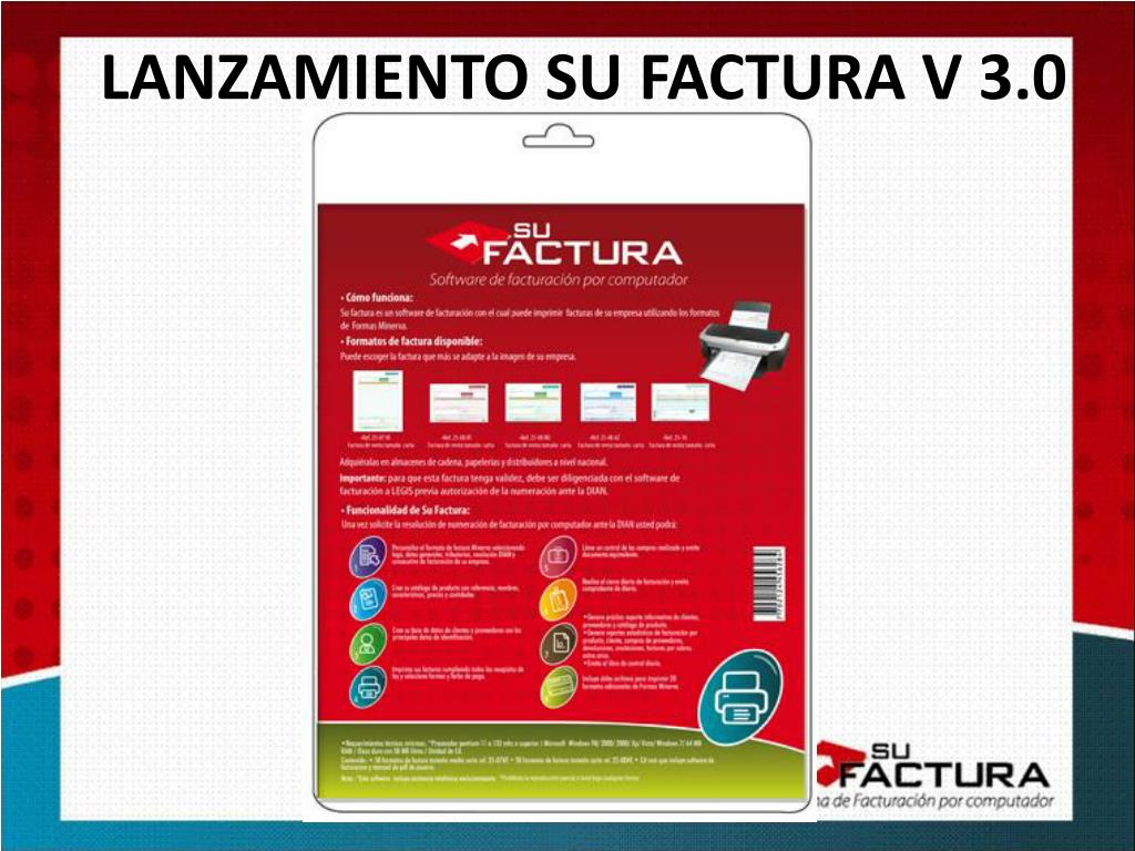 PPT - SU FACTURA VERSION 3.0 CONOZCA LO QUE SU FACTURA PUEDE HACER POR ...