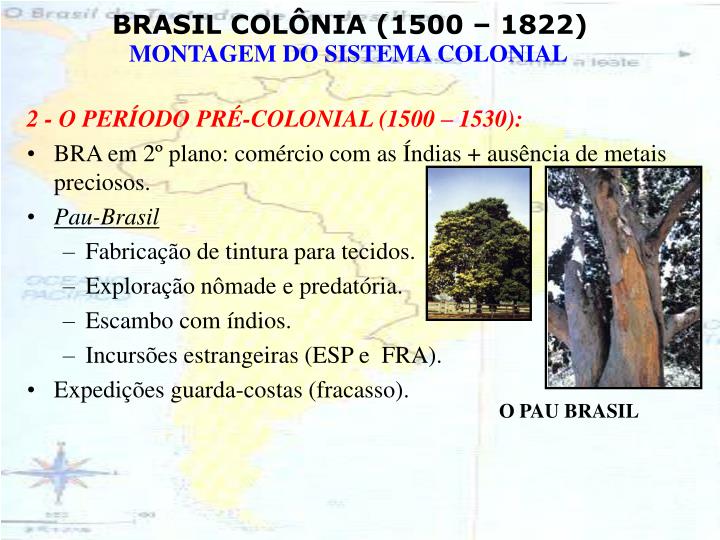 PPT - CARACTERÍSTICAS GERAIS DO PERÍODO COLONIAL Colônia de exploração ...