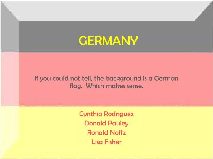 PPT - GERMANY PowerPoint Presentation, free download - ID:5854688