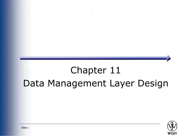 PPT - Chapter 11 Data Management Layer Design PowerPoint Presentation ...