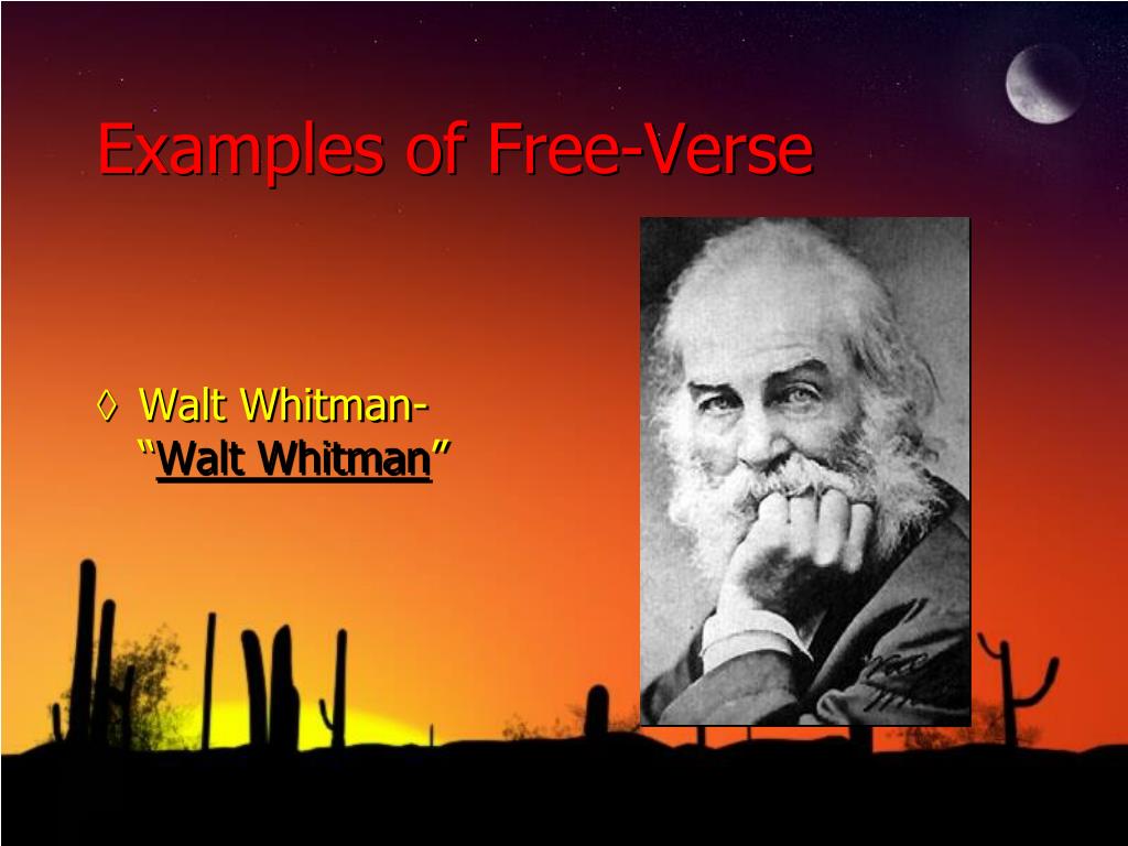 PPT - Free-Verse Poetry PowerPoint Presentation, free download - ID:5856093