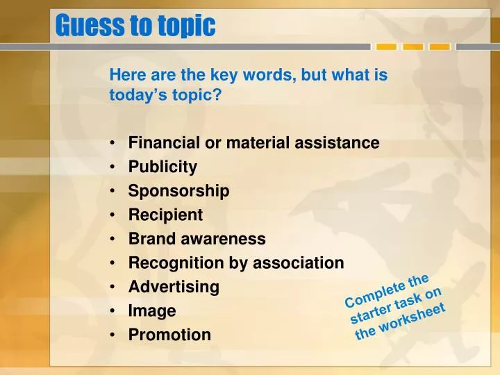 PPT - Guess to topic PowerPoint Presentation, free download - ID:5856659