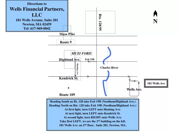 PPT - Heading South on Rt. 128 take Exit 19B (Needham/Highland Ave ...