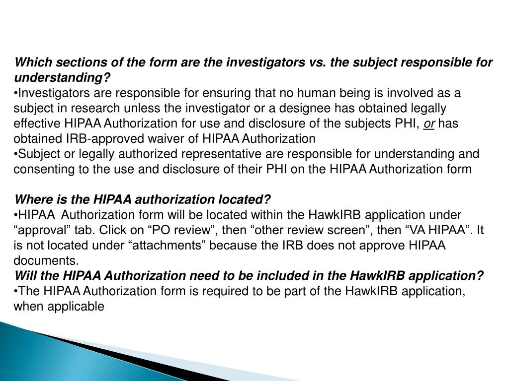 PPT - Privacy & HIPAA Requirements at the Iowa City VA Health Care ...