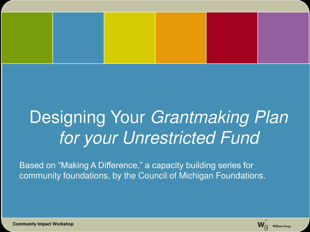 PPT - ORGANIZING A GRANTMAKING PROCESS WITH BEST PRACTICES PowerPoint ...