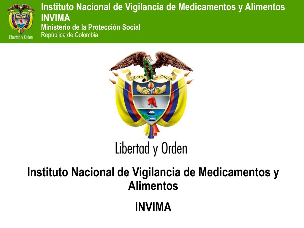 PPT - Instituto Nacional de Vigilancia de Medicamentos y Alimentos ...