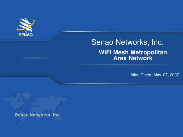 PPT - WiFi Mesh Metropolitan Area Network PowerPoint Presentation, free ...