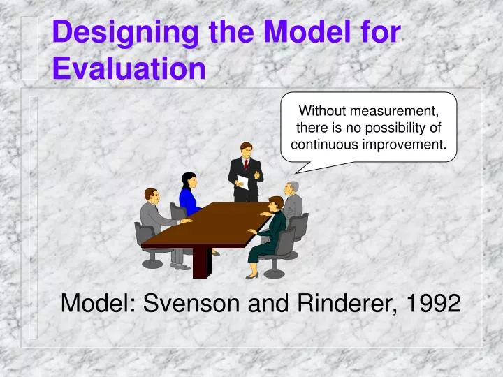PPT - Designing the Model for Evaluation PowerPoint Presentation, free ...