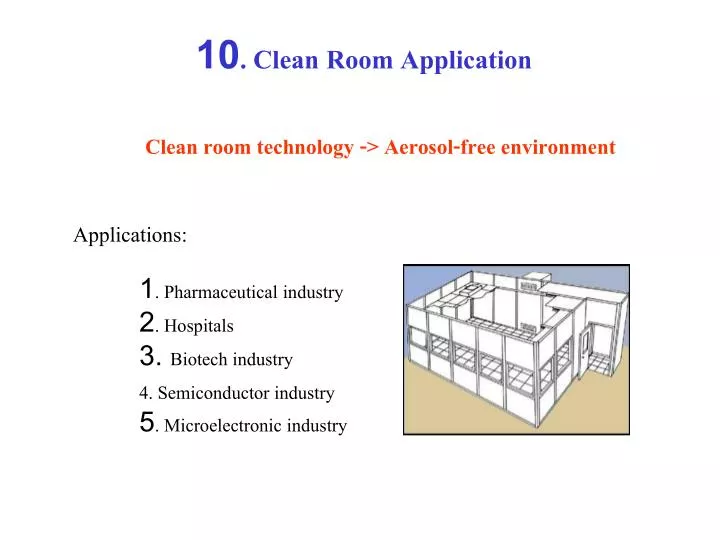 PPT - 10. Clean Room Application PowerPoint Presentation, free download ...