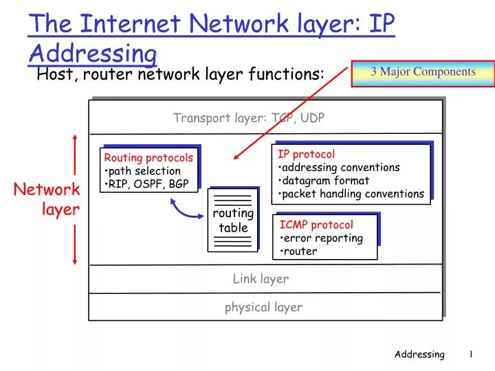 PPT - The Internet Network layer: IP Addressing PowerPoint Presentation - ID:5864153