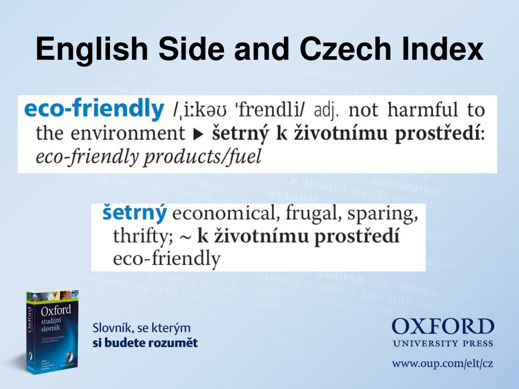 PPT - Learn English Vocabulary with Language Translation from Czech ...