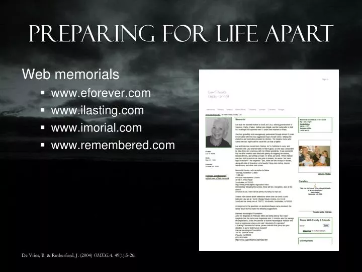 PPT - Preparing For Life Apart PowerPoint Presentation, free download ...