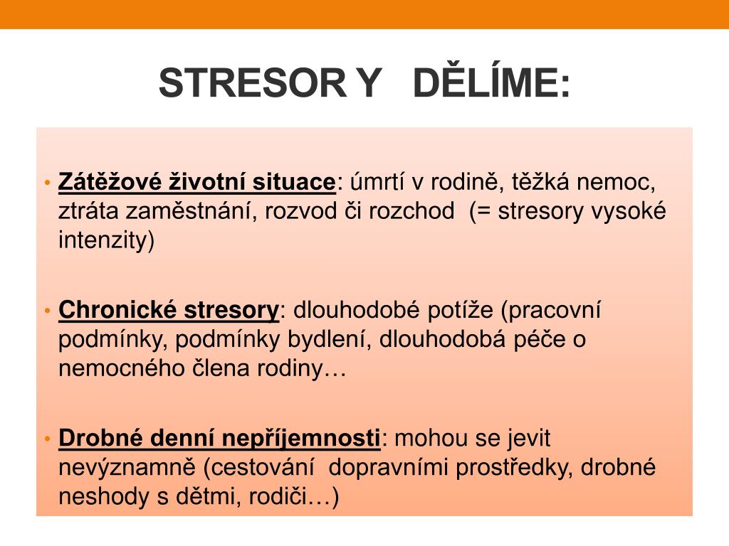 PPT - ZÁKLADY ZDRAVOTNÍ VÝCHOVY STRES a mentální hygiena 12 PowerPoint ...