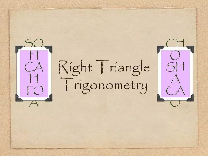 PPT - Right Triangle Trigonometry PowerPoint Presentation, free ...