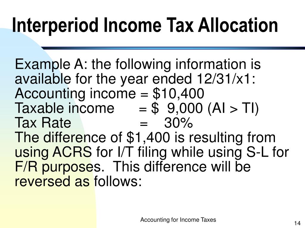 PPT - Accounting for Income Taxes PowerPoint Presentation, free ...