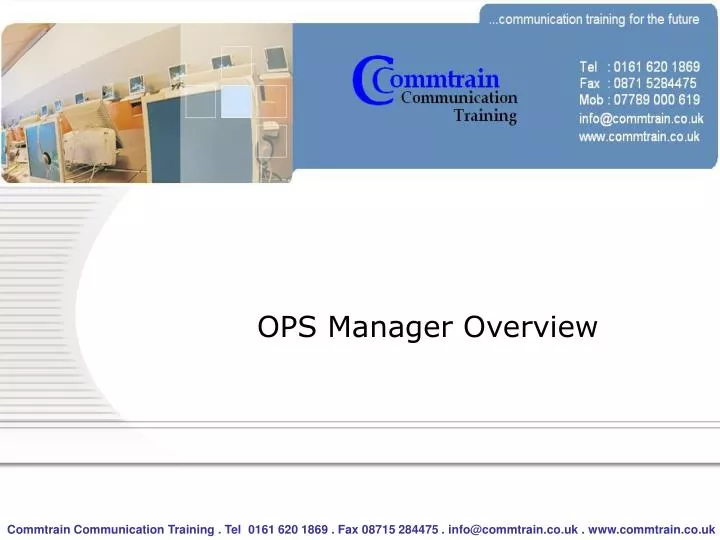 PPT - OPS Manager Overview PowerPoint Presentation, free download - ID ...