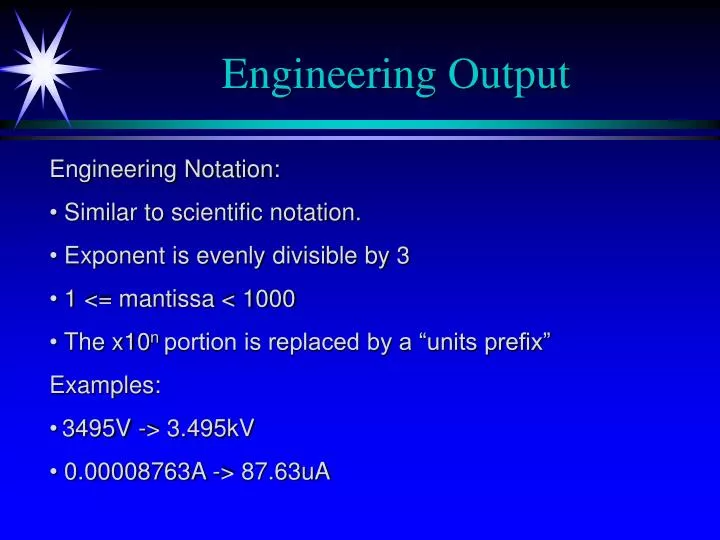 PPT - Engineering Output PowerPoint Presentation, free download - ID ...
