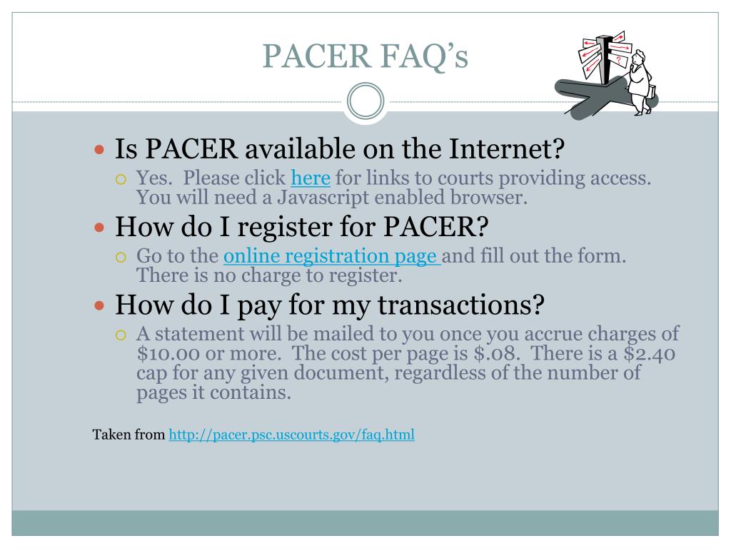 PPT - Pacing Yourself with PACER: Federal court filings at your ...