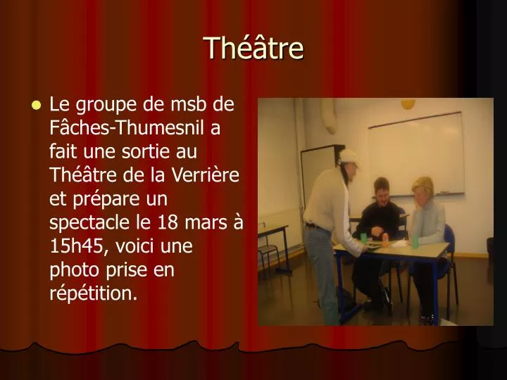 PPT - Théâtre PowerPoint Presentation, free download - ID:5870001