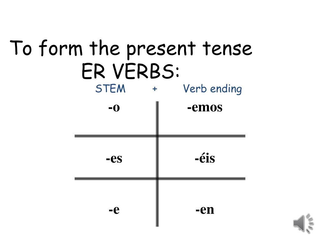 PPT - Los Verbos Irregulares PowerPoint Presentation, free download ...