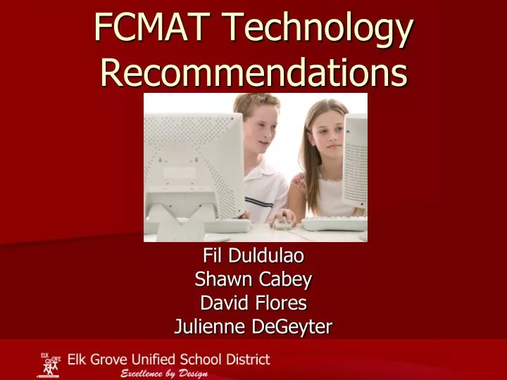 PPT - FCMAT Technology Recommendations PowerPoint Presentation, free ...