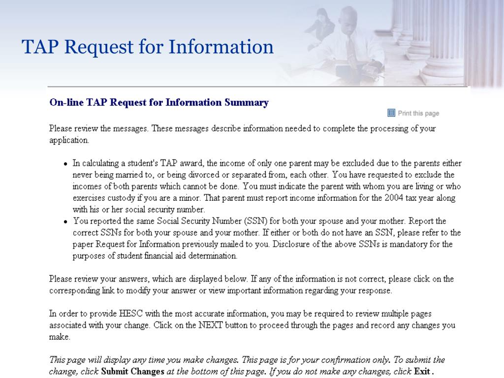 PPT - NYS Tuition Assistance Program (TAP) for College & Career ...