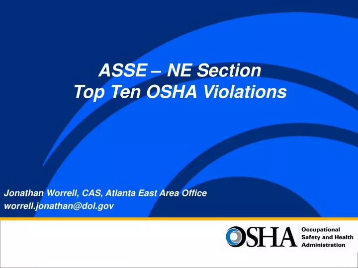 PPT - Jonathan Worrell, CAS, Atlanta East Area Office worrell.jonathan ...