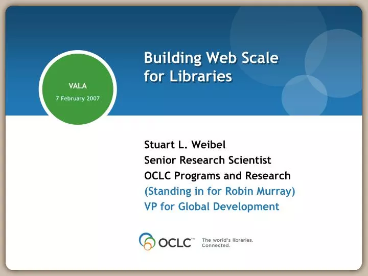 PPT - Building Web Scale for Libraries PowerPoint Presentation, free ...